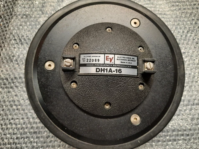 ELECTRO-VOICE EV DH1A-16 (16-OHM) Horn Driver w/ Diaphragm $189.99 ...
