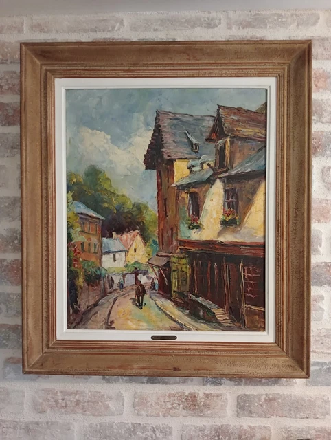 TABLEAU PEINTURE HUILE sur toile signée René LOROTTE années 60. Format 10F. EUR 25,00 - PicClick FR