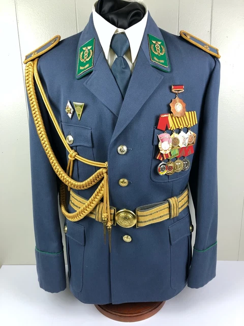 RARE EAST GERMAN DDR Customs Zoll General Uniform with Medals Badges £ ...