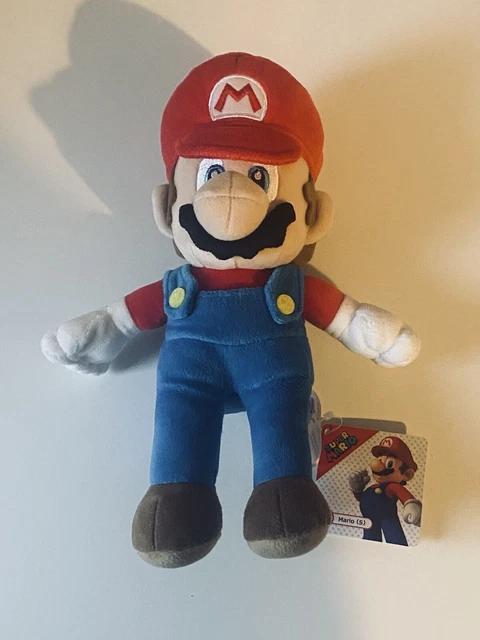 MARIO PLUSH SOFT Toy Super Mario Teddy New With Tags Official Nintendo ...