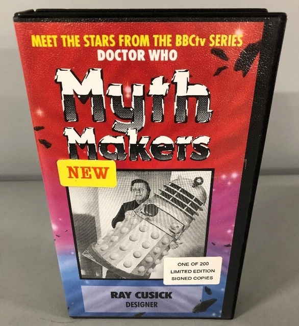SIGNED MYTH MAKERS VHS Tape #41 Meet The Stars From Doctor Who Ray ...