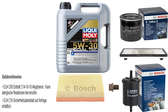 BOSCH INSPECCIÓN SET 5L Liqui Moly Special Tec F 5W-30 para Espace IV ...