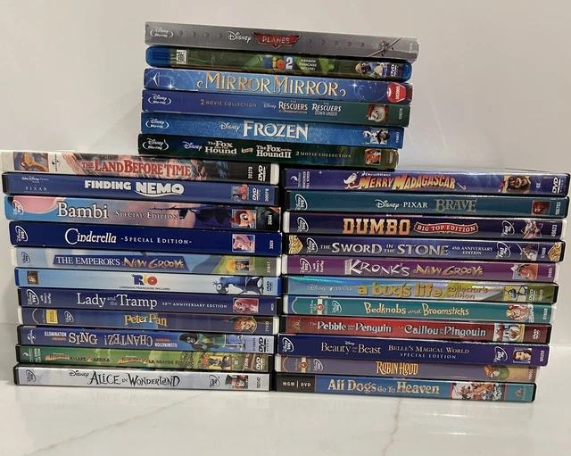ANIMATION & FAMILY Movies DVD & Blu-ray Disney Dreamworks Lot Of 28 ...