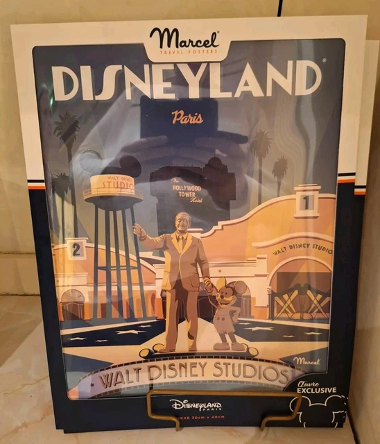 LITHOGRAPHIE POSTER DISNEY Marcel disneyland paris walt Disney Studio ...
