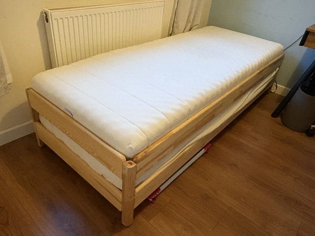 IKEA UTAKER PINE Stacking Bed with Mattresses £21.30 - PicClick UK