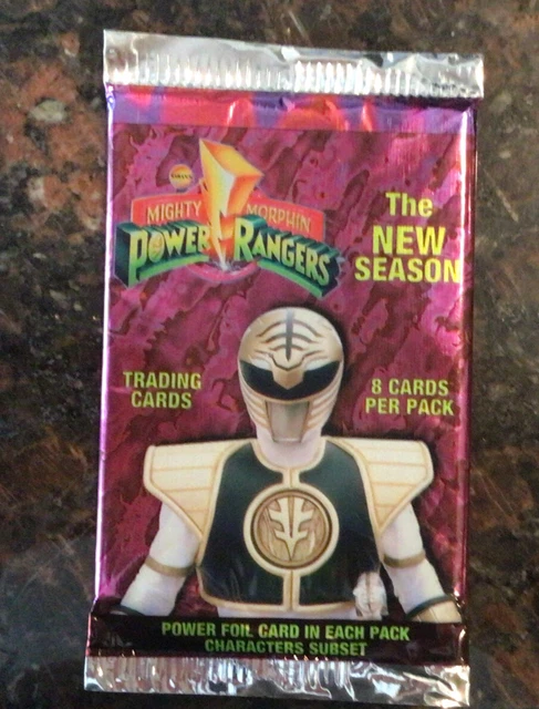 MIGHTY MORPHIN POWER Rangers The New Season Trading Cards 8 Pack 1994 ...