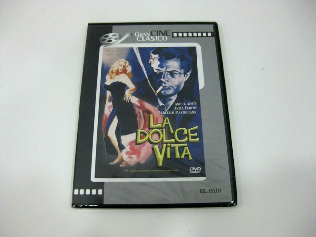 LA DOLCE VITA DVD Anita Ekberg Marcelo Mastroianni Anouk Aimee Sigillata Nuovo EUR 17,25 ...