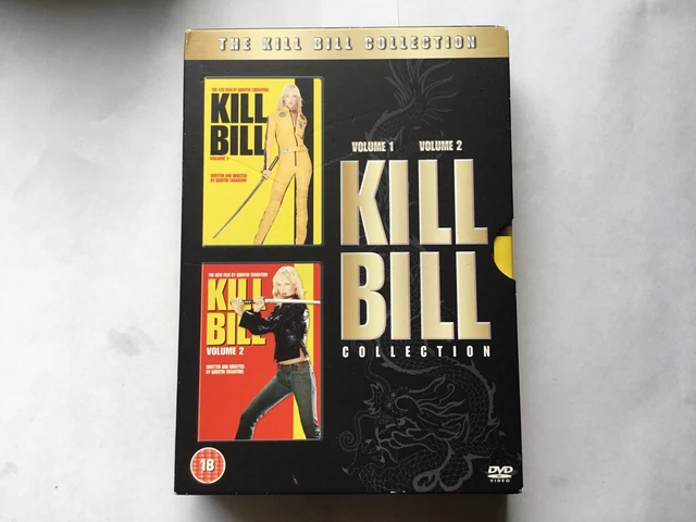 THE KILL BILL Collection, Quentin Tarantino, Volumes 1 & 2 ( Dvd Box ...