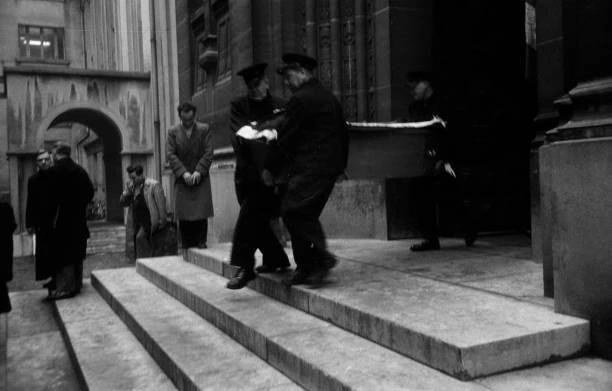 FUNERAL OF FATHER Pierre Charles Marie Couturier 1954 Old Historic ...