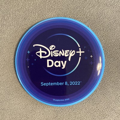 BADGE DISNEY+ PLUS Day 2022 Disneyland Paris September 8 Supersafe Pin ...
