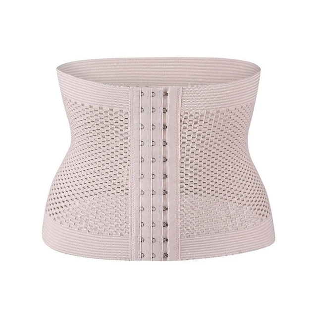 WOMEN WAIST CORSET Hooks Front Tummy Control Underbust Body Shaper Belt ...