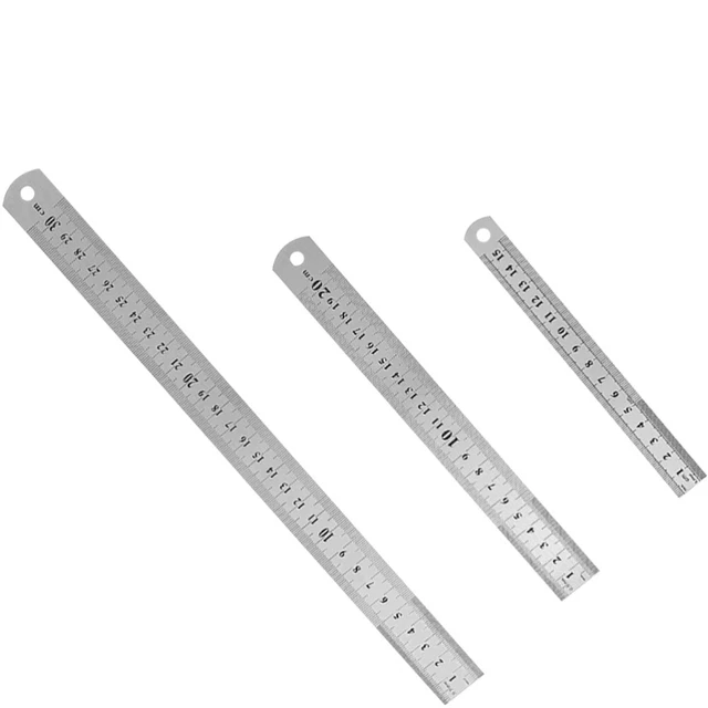 3PCS MEASURING SCHOOL Practical Convenient Straight Ruler Drawing ...
