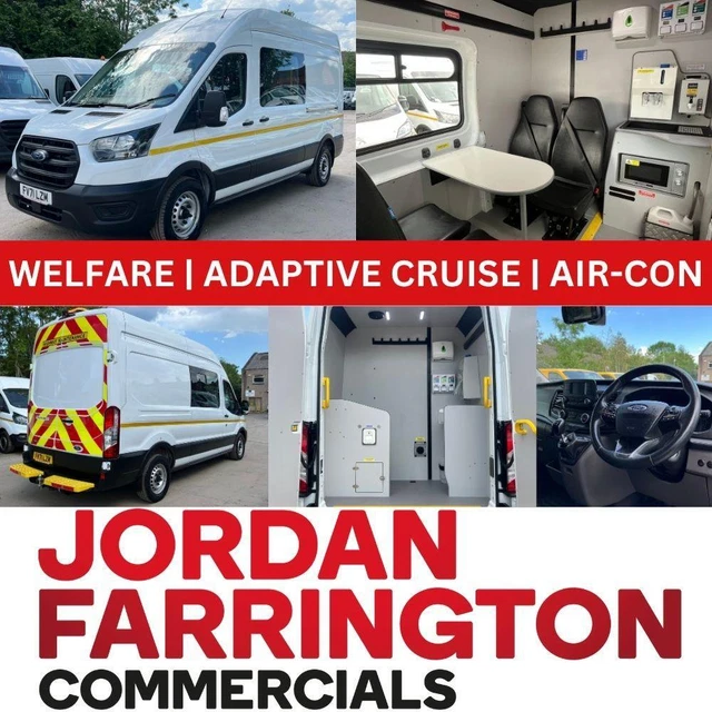 2022 FORD TRANSIT L3H3 350 Utility Spec Euro 6 Ulez Welfare Van / Mess ...