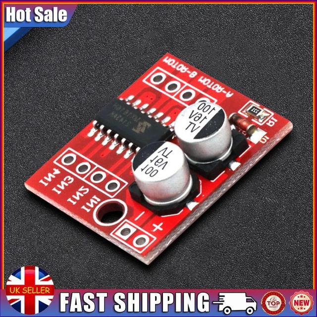 L298N DC MOTOR Driver Module Dual H-Bridge Stepper Motor Driver Driver ...