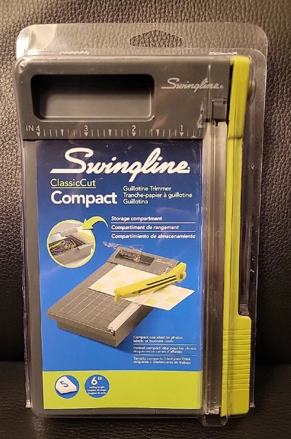 SWINGLINE CLASSIC CUT 6" Compact Guillotine Paper Trimmer Portable 5 ...