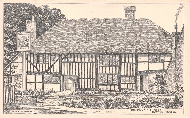 R261934 THE PILGRIMS Rest. Battle. Sussex. Leslie W Rowsell EUR 9,64 ...