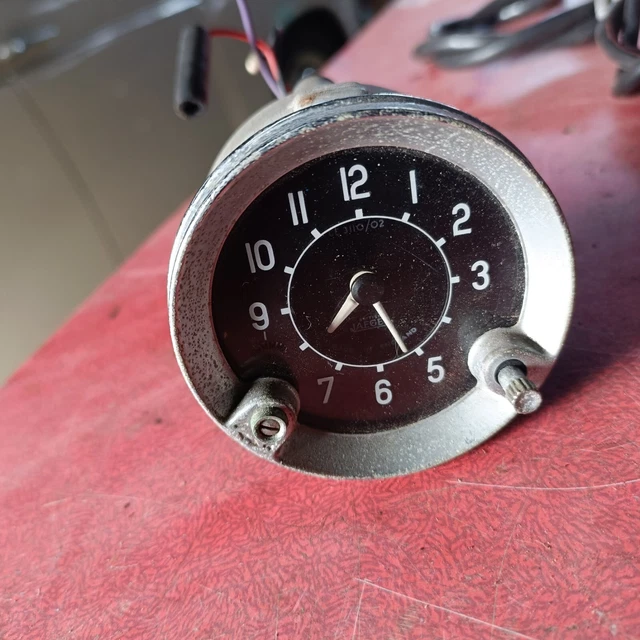 ROVER P4 P5 Jensen Interceptor Mk1 Original Jaeger Dash Time Clock Ce ...