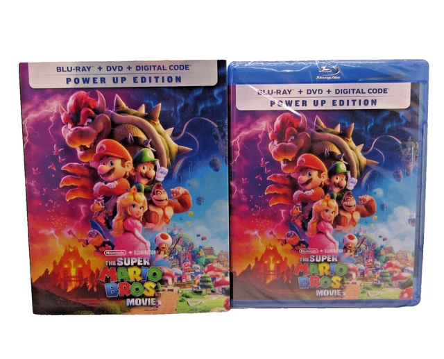 THE SUPER MARIO Bros. Movie Power Up Edition Blu-ray + DVD + Digital ...