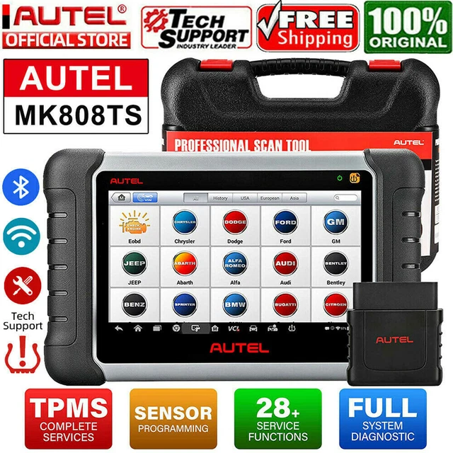 AUTEL MAXICOM MK808TS Sistemas Completos OBD2 Diagnóstico Scanner ...