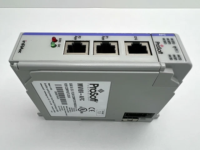 PROSOFT TECHNOLOGY MVI69-AFC CompactLogix Gas and Liquid Flow Computer ...