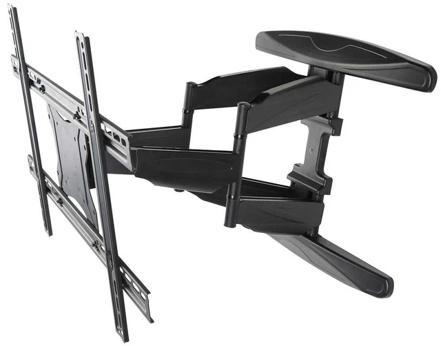 THIN PULL OUT Twin Arm TV Wall Mount Bracket Ferguson 50 55 60 65 75 80 ...