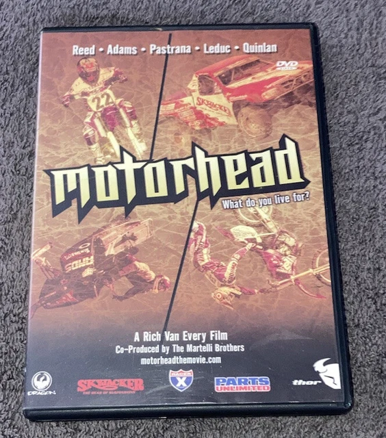 MOTORHEAD RACING DVD Documentary Rich Van Every Off-Road Motocross ...