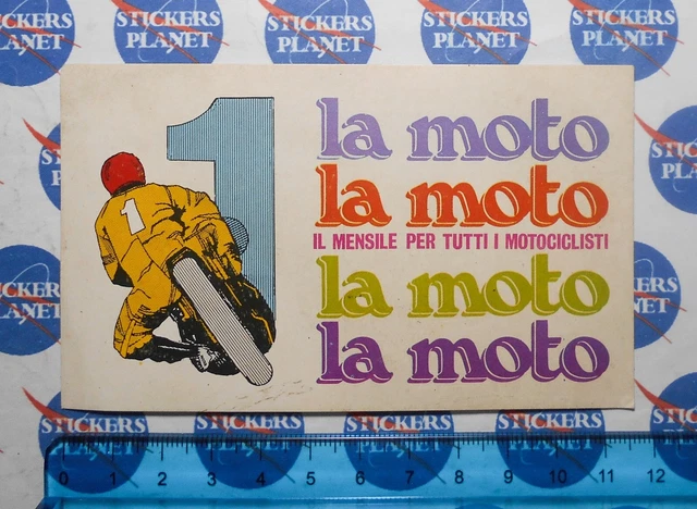 ADESIVO STICKER VINTAGE Autocollant Auto Moto Tuning Original La Moto ...