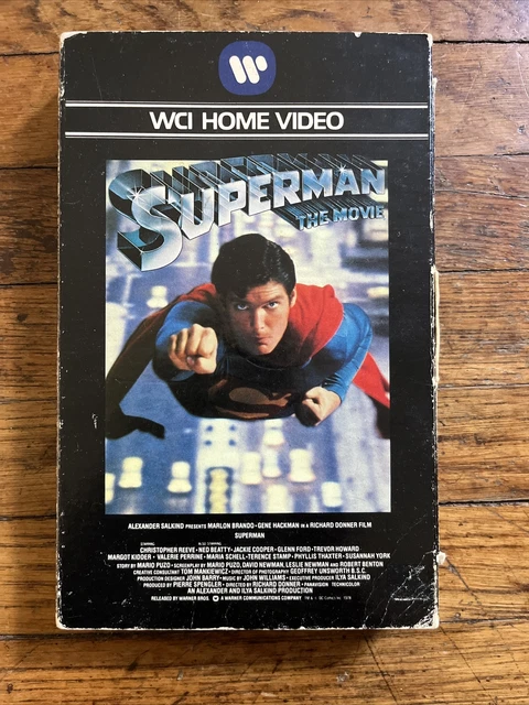 SUPERMAN (THE MOVIE) WCI VHS Home Video Big Box 1979 £23.34 - PicClick UK
