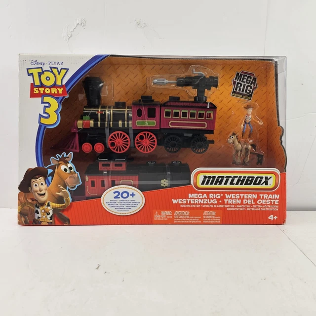 MATCHBOX MEGA RIG Disney Pixar Toy Story 3 Western Train Building ...