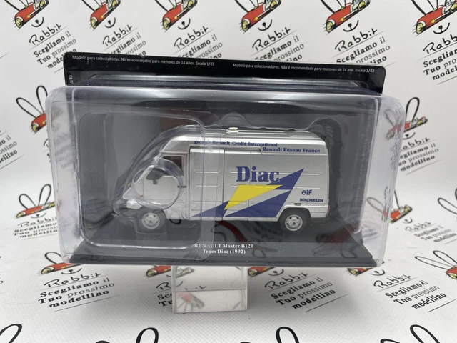 DIE CAST & Renault Master B120 Team Diac (1992) " Skala 1/43 EUR 30,72 ...