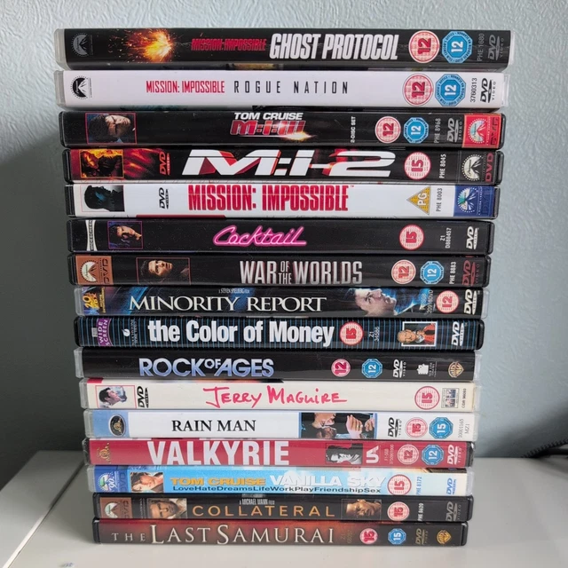16X TOM CRUISE DVD Bundle Tom Cruise Movies Collection £15.99 - PicClick UK
