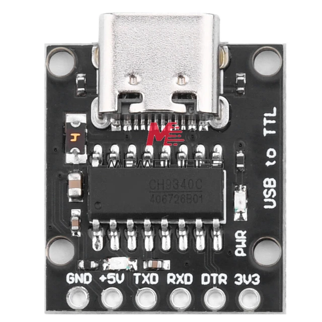 USB TO TTL Serial Converter CH340C CH9340 CH340E Module Type-C For ...