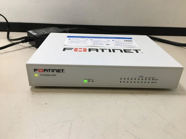 FORTINET FORTIGATE 60F Fg-60F Ngfw Network Security Firewall With Ac ...