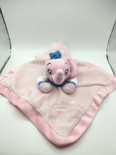 HAVEN HOLIDAYS ANXIOUS the elephant baby blanket blankie comforter soft ...