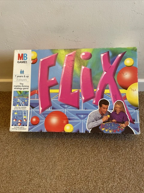 MB GAMES FLIX Dexterity Marble Flicking Strategy Game £6.99 - PicClick UK