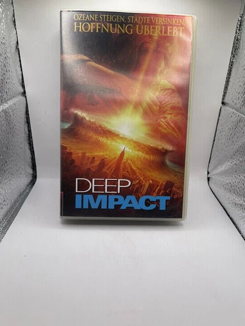 DEEP IMPACT (1998) - VHS Video Kassette Zustand Gut , Raritäten, FSK12 ...