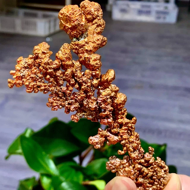 134G RARE!! IRIDESCENT Native Copper crystal mineral specimen $4.84 ...