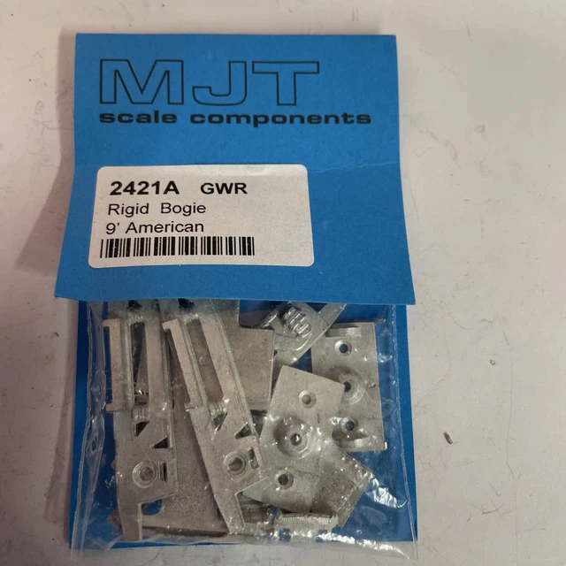 4MM GWR WHITE Metal Coach Bogie 9’ American For Kit Built OO EM P4 ...