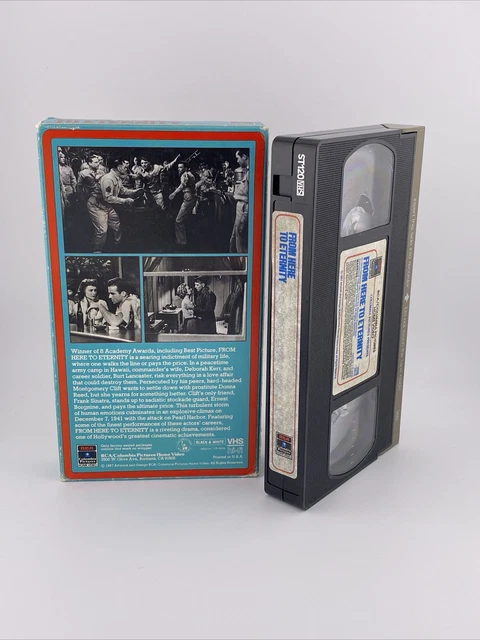FROM HERE TO Eternity (VHS, 1987) RCA 1st Release VTG Rare Burt ...