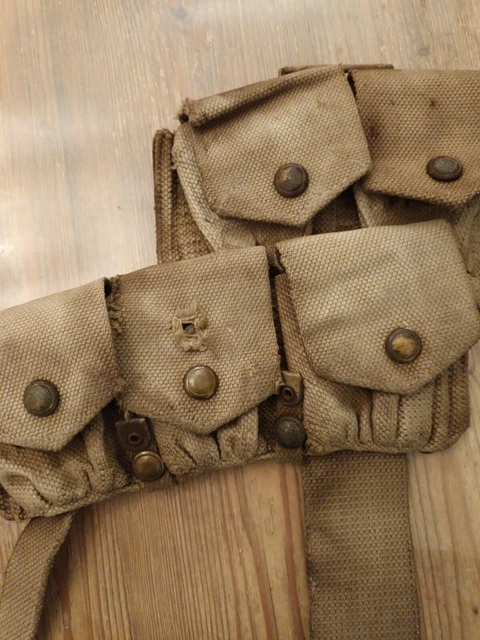 ORIGINAL WW1 GREAT War British Army Pattern 1908 right hand pouch £141. ...