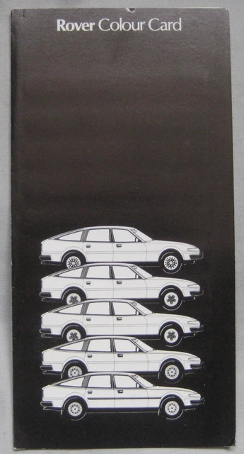 ROVER SD1 COLOURS Card & Trims guide Brochure Pub.No. 3487 £14.99 ...
