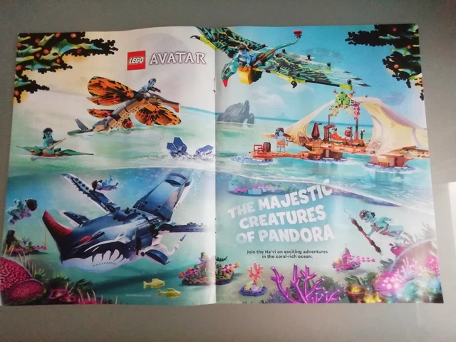 NEW LEGO AVATAR/ LEGO TECHNIC RACE CARS Paper Pull-Out Poster (See ...