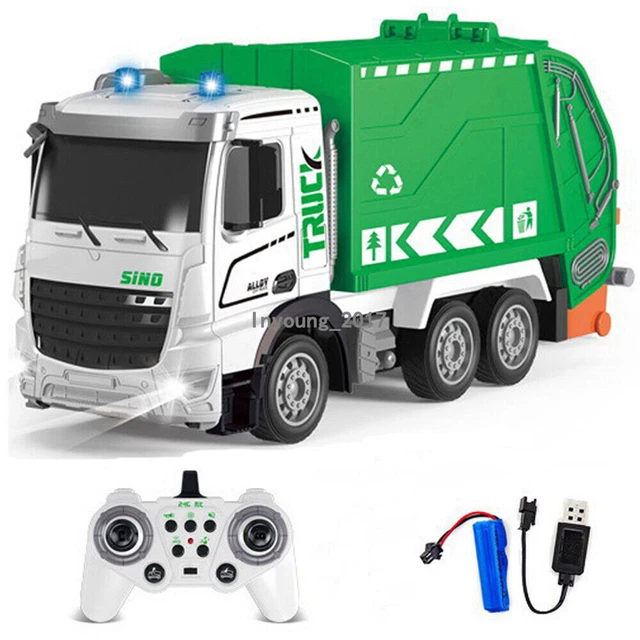 1:12 REMOTE CONTROL Garbage Truck 2.4GHz RC Truck Toy Vehicle Toys for ...