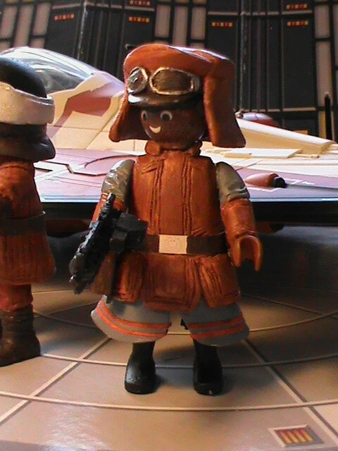 PLAYMOBIL CUSTOM CAPTAIN Panaka (Star Wars I) Ref-0144 Bis EUR 45,61 ...