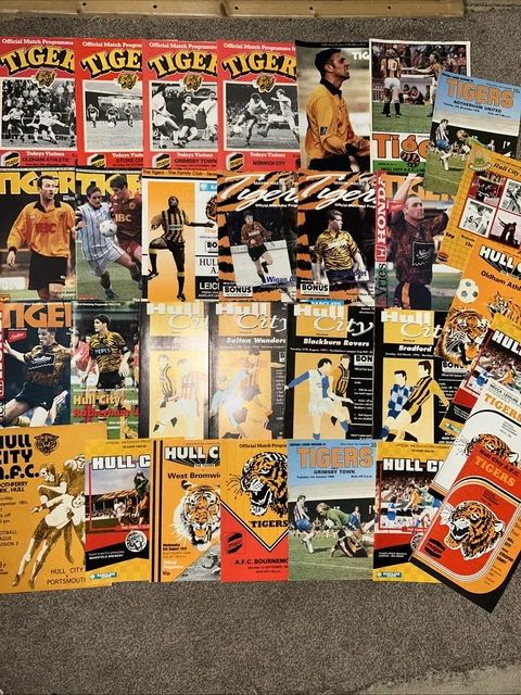 JOB LOT HULL City Home Football Programmes £3.29 - PicClick UK