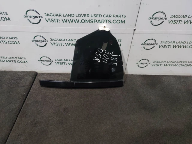 JAGUAR XF O/S Driver Side Rear Door Corner Vent Window Glass 43R-001582 ...