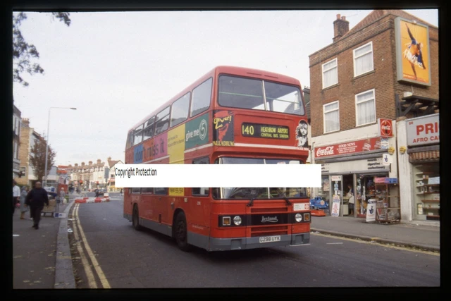 ORIGINAL 35MM COLOUR Bus Slide London Transport Olympian G313 UYK (Dub ...