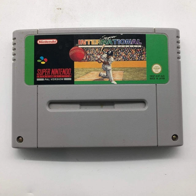 SUPER INTERNATIONAL CRICKET Super Nintendo SNES Cartridge PAL EUR 14,88 ...