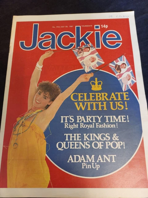 VINTAGE JACKIE MAGAZINE 25 JULY 1981 Royal Wedding Adam & Ants Quo Abba ...
