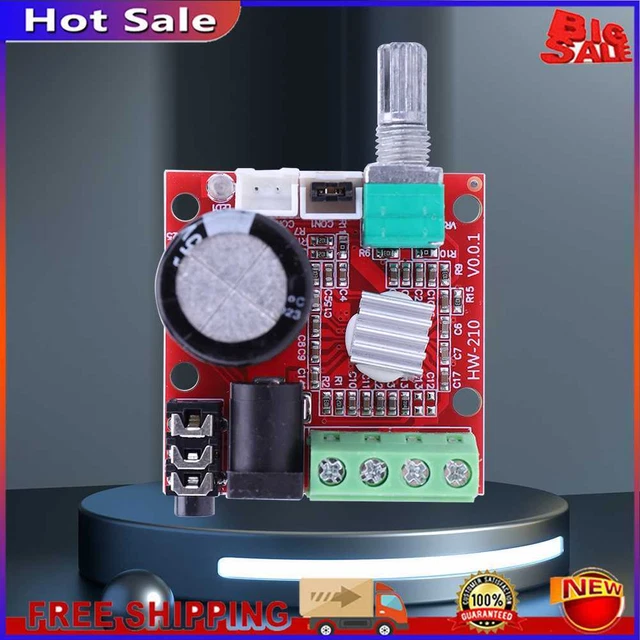 PAM8610 DIGITAL MUSIC Amplifiers Module DC 8V-12V 2x10W D Class 3.5MM ...